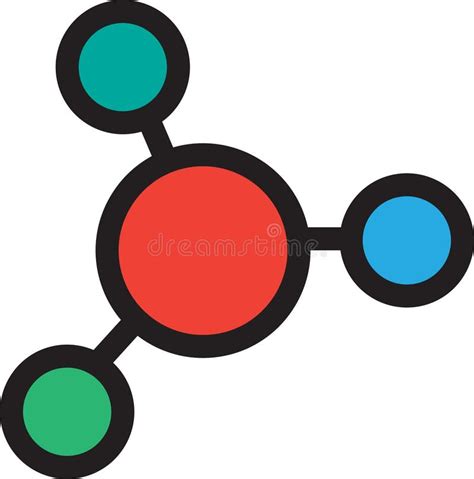 Molecular Biology Or Chemical Compound Icon Vector Stock Vector Illustration Of Structure