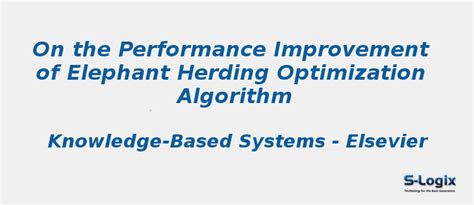 performance of elephant herding optimization algorithm s logix
