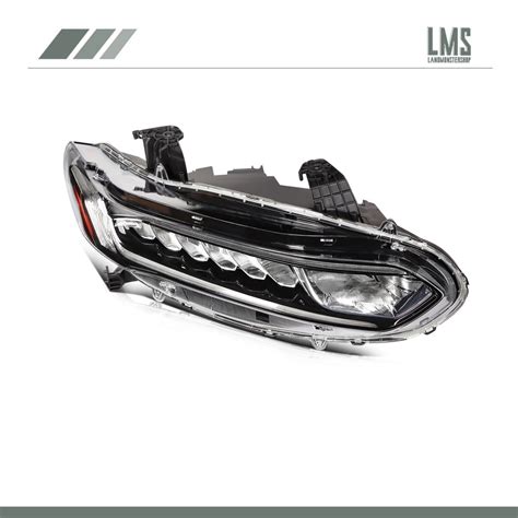For 2018 2021 Honda Accord Headlight Assembly Set Right Passenger