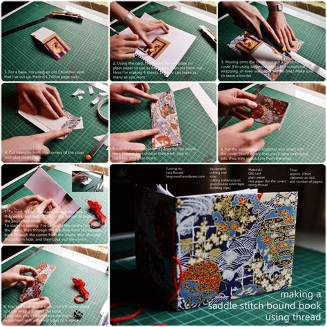 Saddle Stitch Book Stitch Book Saddle Stitching Binding Tutorial