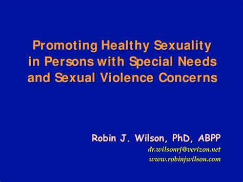 PDF Promoting Healthy Sexuality In Persons With Special Needs Differential Diagnosis And