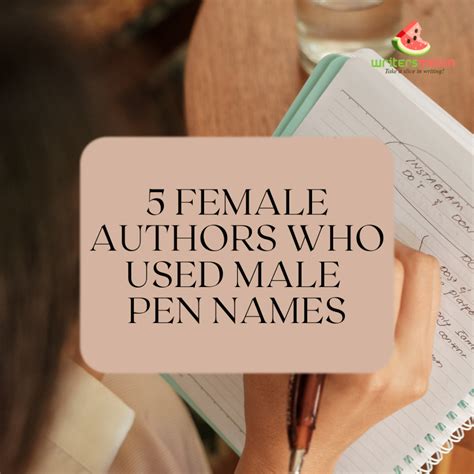 5 Female Authors Who Used Male Pen Names Writersmelon