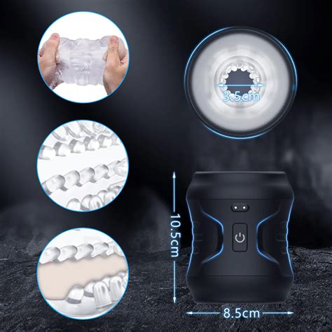 Open Ended Vibrating Stroker Cup Masturbator Delight Toys