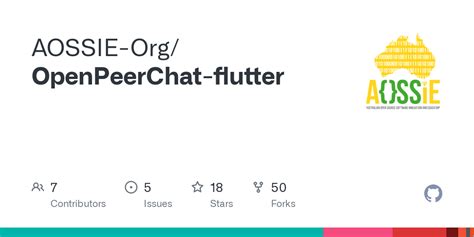 Issues · Aossie Orgopenpeerchat Flutter · Github