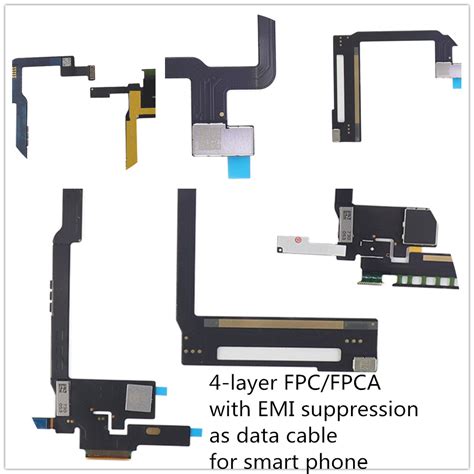 4 Layer Fpcafpcflex Pcb As Data Cable For Smartphone Mobile Phone