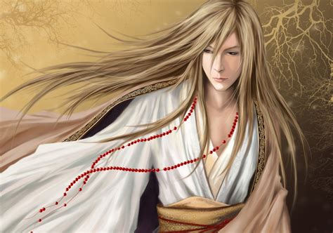 Аниме мужчины с длинными волосами фото и картинки Abrakadabra Fun