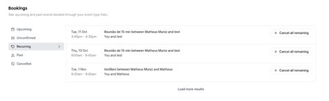 Cancel All Remaining Button Needs Design · Issue 4894 · Calcom · Github