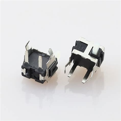 White Handle 4 Pin Plug In Detection Switch Buckle Type Reset Switch Switch And Reset Switch
