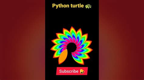 Make Amazing Geometric Graphics In Python Turtle 🐢python Pythonturtlecodingstatus Youtube