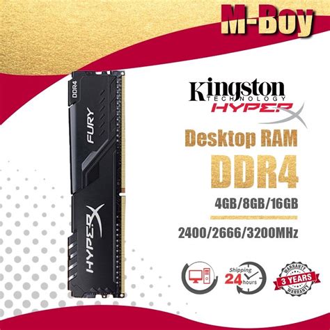 Kingston Hyperx New 4gb 8gb 16gb 2400 2666 3200mhz Desktop Ram Ddr4 Dimm Memory For Pc