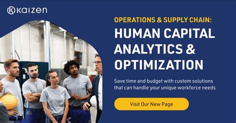 Kaizen Analytix On Linkedin Human Capital Analytics And Optimization Kaizen