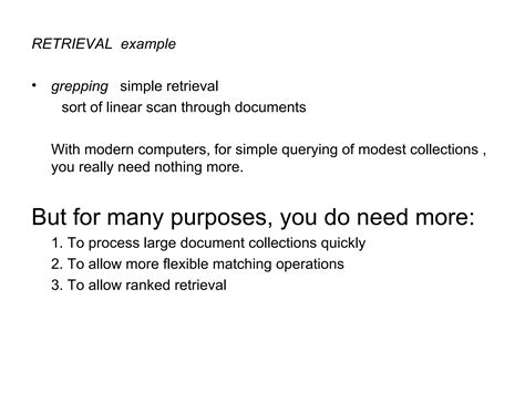 Boolean Retrieval Ppt
