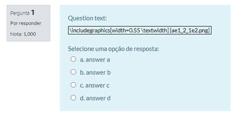 R Generate Moodle Exercises With Images Using The Exams Package
