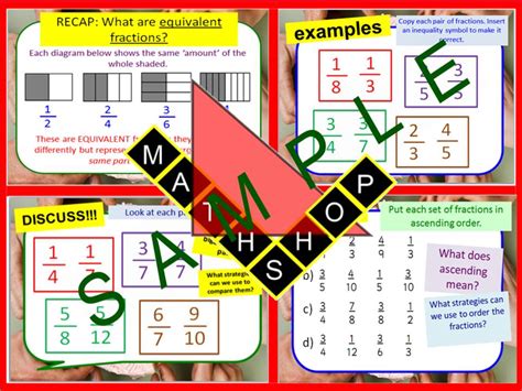 Fractions Compare And Order Revision Or Whole Lesson Teaching Resources Fractions Compare And Order Revision Or Whole Lesson Teaching Resources