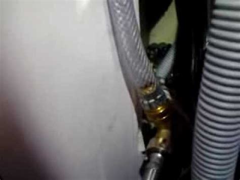 How To Install A Water Supply Line Hose To A Dryer For The Steam