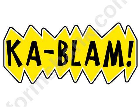 Ka Blam Poster Template Printable Pdf Download