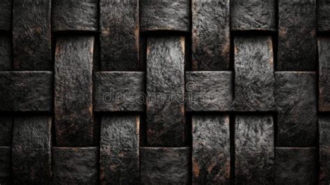 Dark Interwoven Stone Block Pattern Texture Stock Illustration Illustration Of Solid Detail