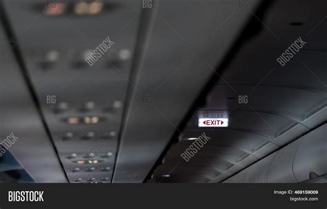 Exit Sign Passenger Image Photo Free Trial Bigstock