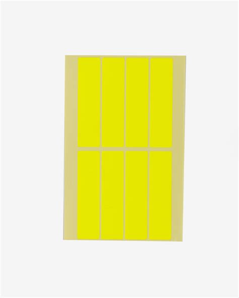 colored rectangular coding labels l 80 pcs sg