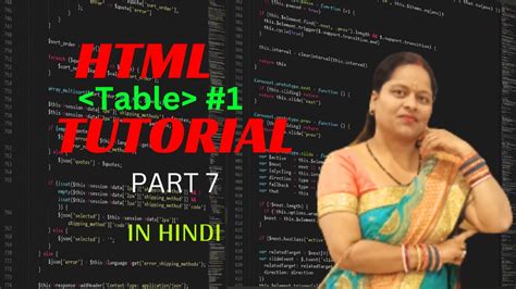 Html Table Tutorial Html Tabletdtr Youtube