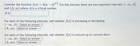 solved consider the function f x 6 x−5 2 3 for this