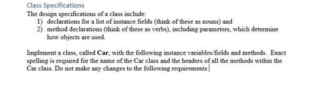 solved project requirements create a class that simulates