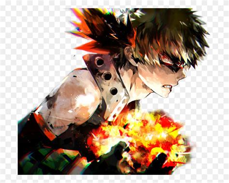 Anime Bnha Boy Bakugo Angry Fire Katsuki Bakugou Bonfire Flame
