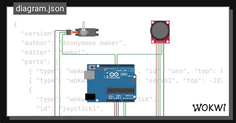 JoyStickServo3 Ino Wokwi ESP32 STM32 Arduino Simulator