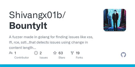 Github Shivangx01bbountyit A Fuzzer Made In Golang For Finding Issues Arnaud Pavon
