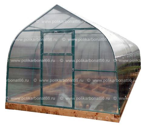 Капелька теплица усиленная купить по низкой цене с поликарбонатом
