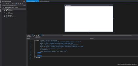 Wpf入门第一篇 基础布局与简单样式vs2017新建的wpf项目主界面在哪 Csdn博客 Wpf入门第一篇 基础布局与简单样式vs2017新建的wpf项目主界面在哪 Csdn博客