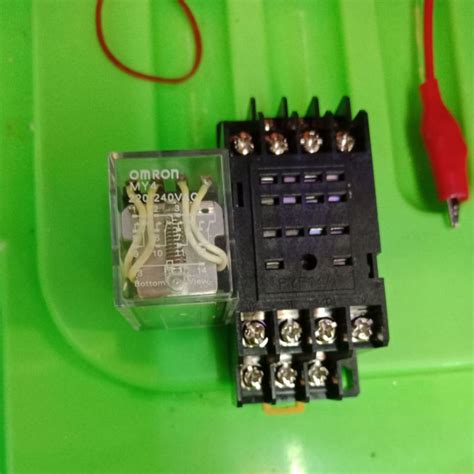 Jual Relay My4 220vac Omron Socket Shopee Indonesia