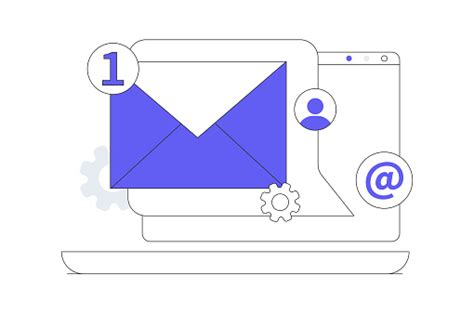 목표 시장에 참여시키기 위해 이메일 마케팅 캠페인을 사용하는 개념 온라인 비즈니스 전략 광고 이메일 뉴스레터 메시징 플랫 만화 벡터 일러스트 레이 션 아이콘 스타일리시한