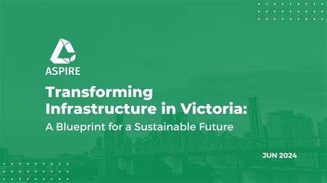 Transforming Infrastructure In Victoria A Blueprint For A Sustainable Future Aspire