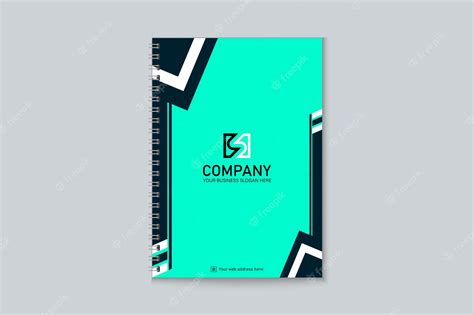 Premium Vector Creative Notebook Cover Design Template Vector