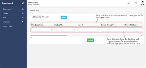 javascript it is possible to pass value along with table column in