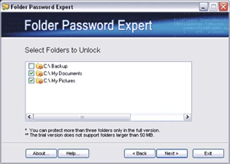 password protect and lock folders download and review