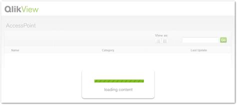 Qlikview Access Point Not Loading Shows A Blank O Qlik Community