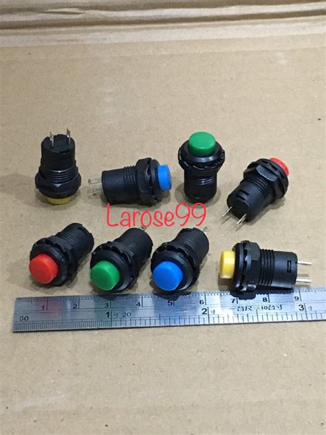 Jual Saklar Push ON OFF Bulat Kecil Switch Push ON OFF Jakarta Pusat Larose Tokopedia
