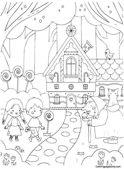 Candyland Coloring Pages Printable For Free Download