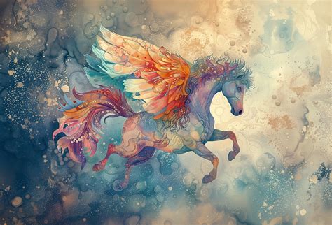 Download Ai Generated Pegasus Mythical Royalty Free Stock