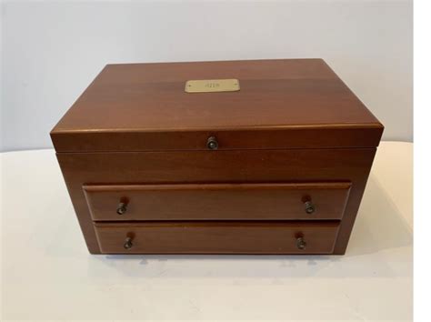 Mahogany Silver Flatware Chest For Sale At 1stdibs