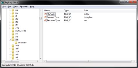 Windows 7 Create New Text Document” Option Missing From Context Menu