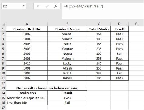 free advanced excel course online pass or fail formula in excel how
