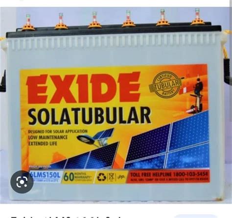 Exide Tubular Battery At Rs 11800 Piece Marc Energy Solutions