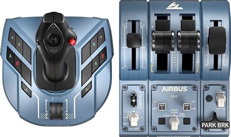 Thrustmaster Tca Captain Pack X Airbus Edition Airbus Sidestick And Throttle Quadrant 4 Swappable