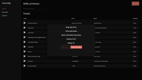 Github Armeonomusic Player App Music Player App Created Using Angular Java Spring Boot And