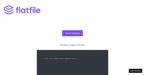 Edit Import File Forked Codesandbox