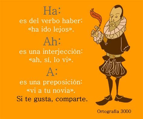 El Uso De Ha Ah Y A Palabras De Ortografía Ortografía Palabras