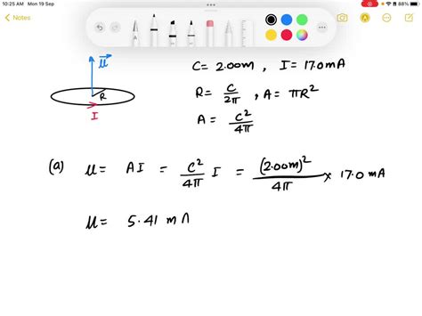 solved a current of 17 0 ma is maintained in a single circular loop of